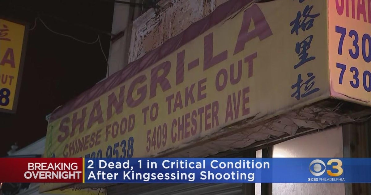 2 dead in triple shooting in Kingsessing, Philadelphia - CBS Philadelphia