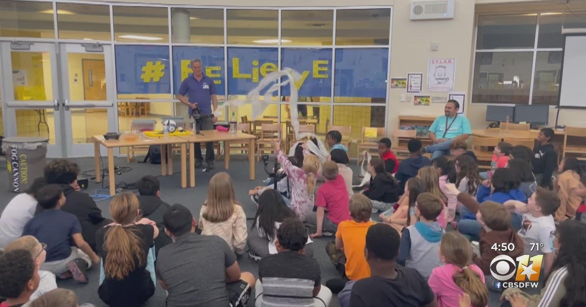 Weather on Wheels heads to Daffron Elementary in Plano - CBS Texas