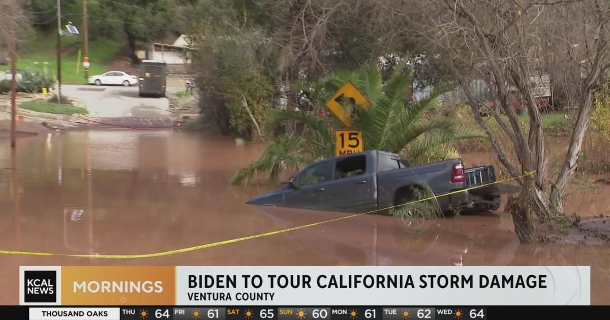 President to tour California storm damage Thursday - CBS Los Angeles