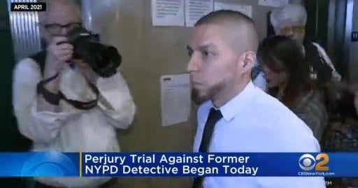 Perjury trial against former NYPD detective begins - CBS New York