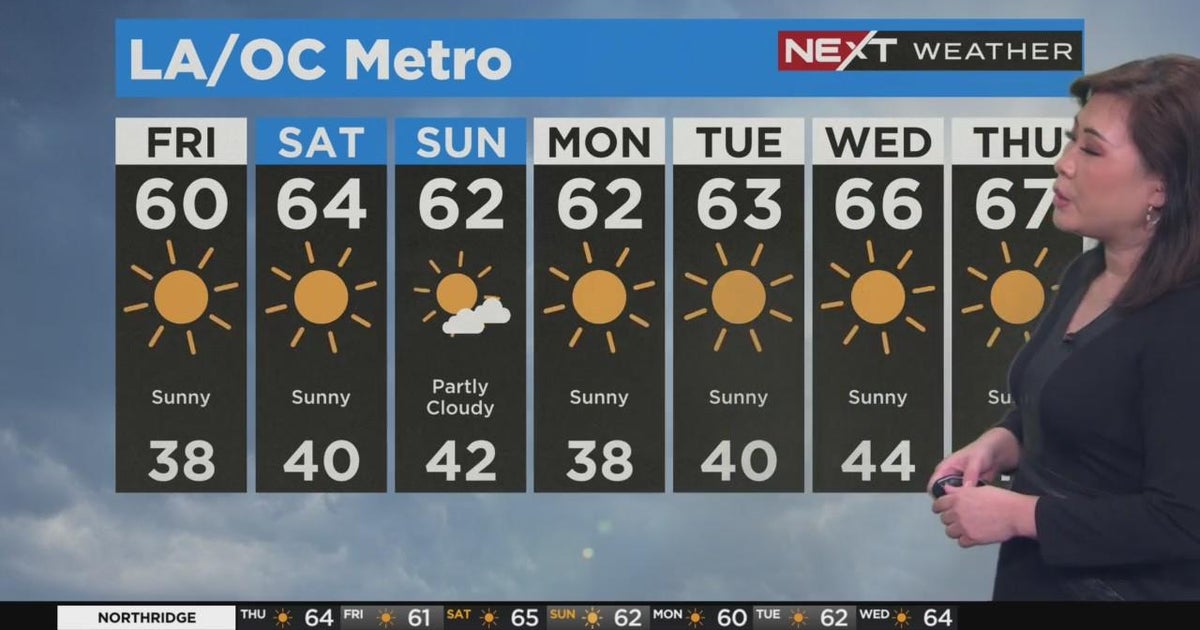Mary Yoon's weather forecast (Jan. 19) - CBS Los Angeles