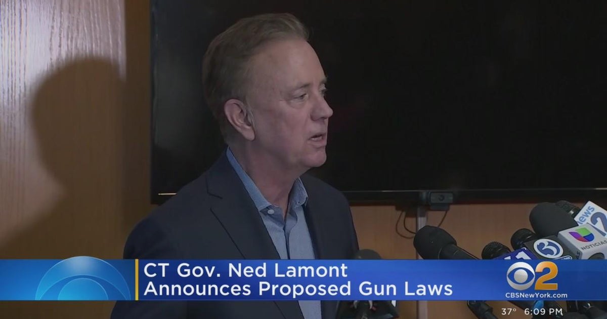 Lamont announces major action to fight gun violence - CBS New York