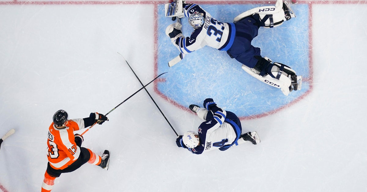 Quick start helps Jets defeat Flyers, 5-3 - CBS Philadelphia Quick start helps Jets defeat Flyers, 5-3 - CBS Philadelphia