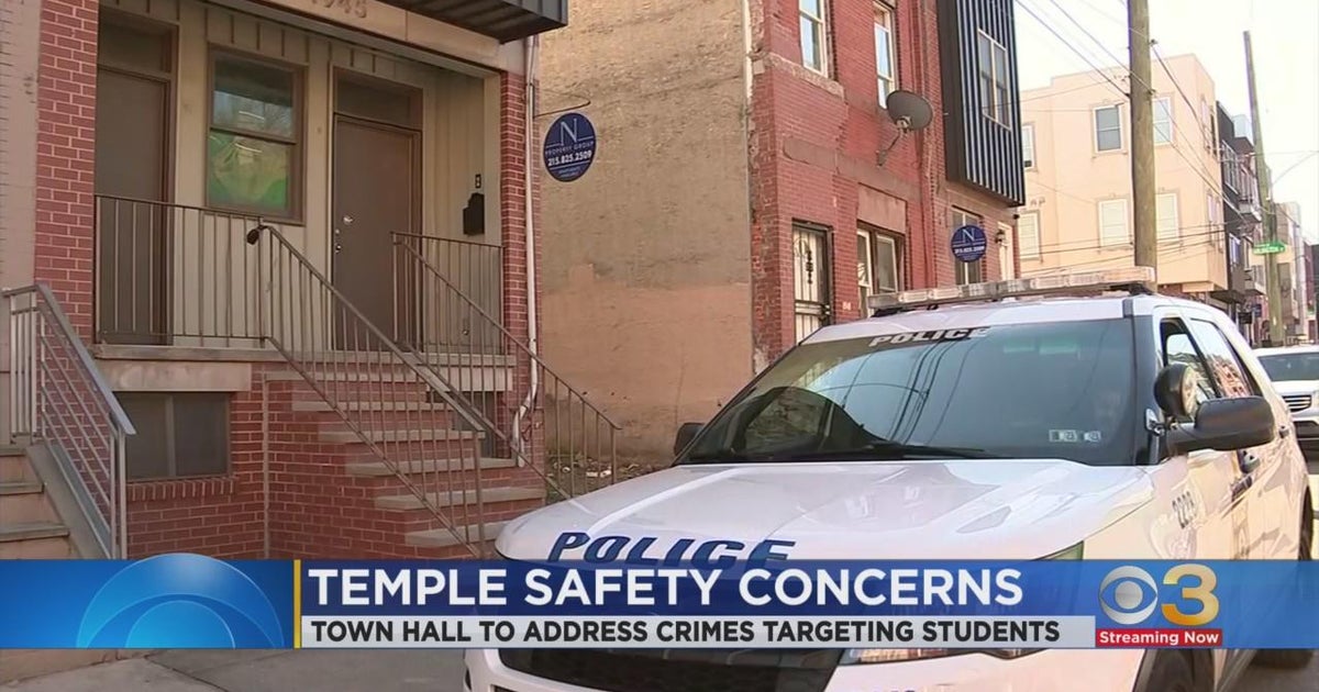 Temple University students speaking up about crime - CBS Philadelphia
