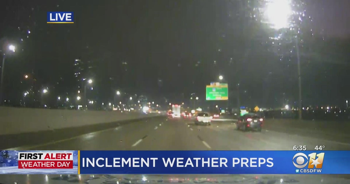 TxDOT crews prepared for inclement weather - CBS Texas