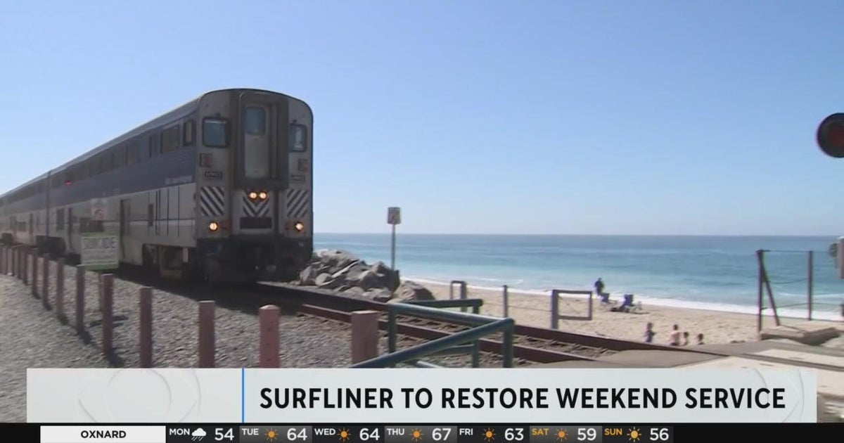 Surfliner set to continue weekend service after months-long closure for ...