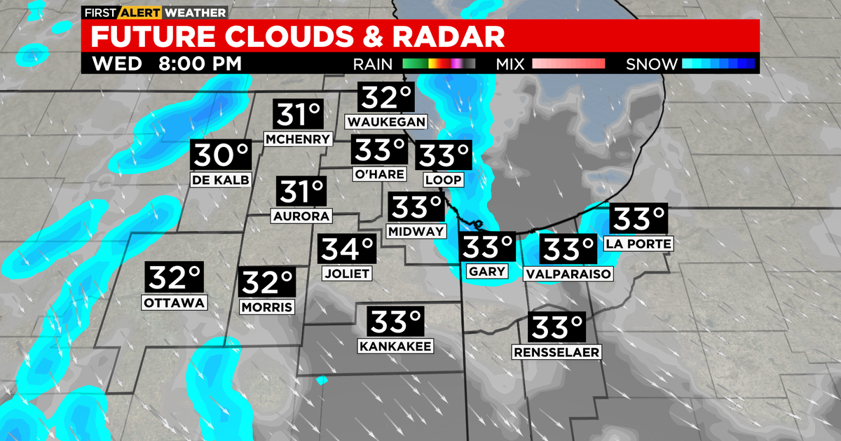 Chicago Weather Alert: Light snow Wednesday night - CBS Chicago