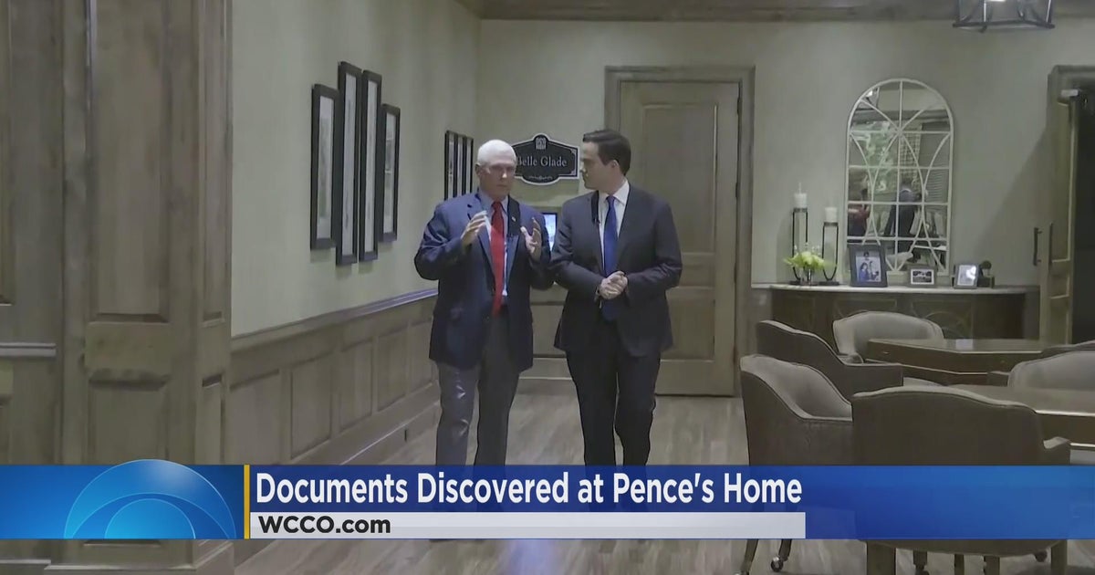 Documents discovered at Pence's Home - CBS Minnesota