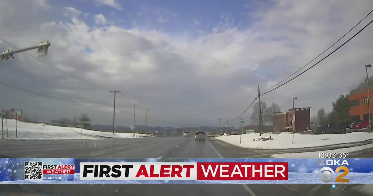 Mobile Weather Lab checks on road conditions - CBS Pittsburgh