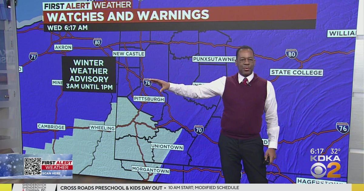 KDKA-TV Morning Forecast (1/25) - CBS Pittsburgh
