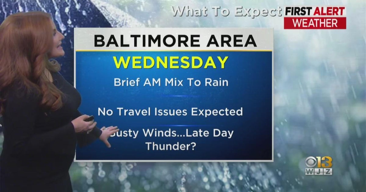 Meteorologist Meg McNamara has your Wednesday morning forecast - CBS ...