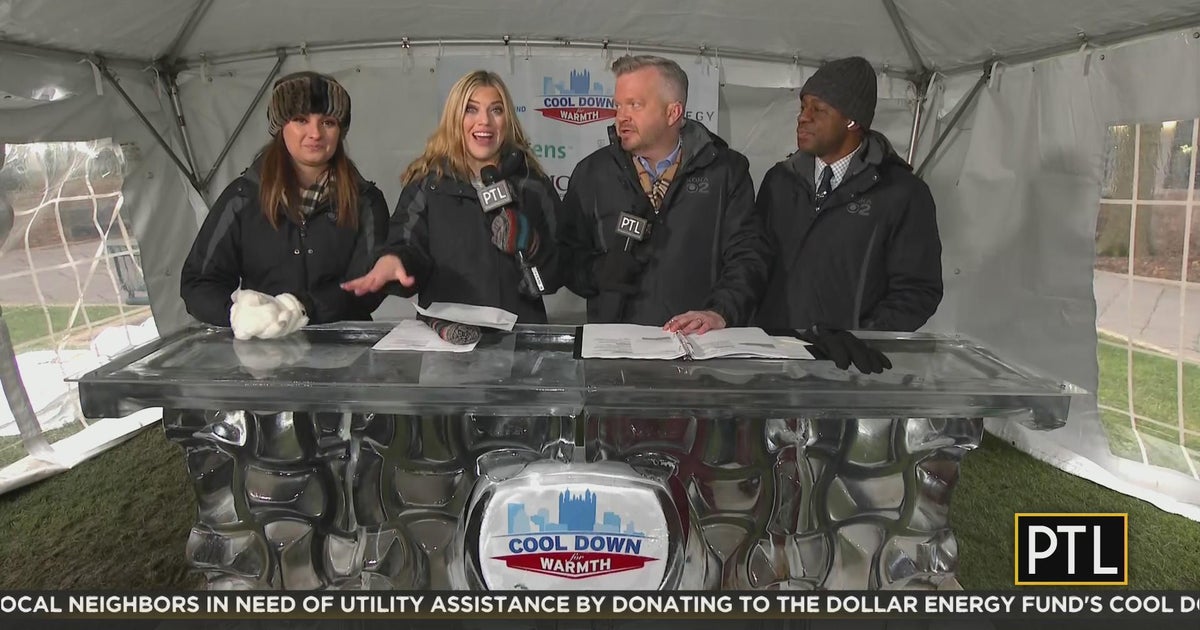 Cooling down at the Ice Desk - CBS Pittsburgh