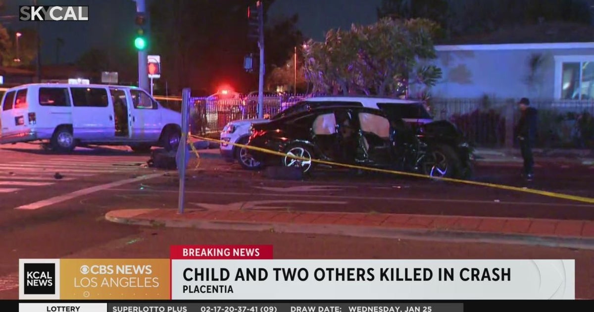 Placentia church van crash: Girl killed, DUI suspect arrested - CBS Los ...