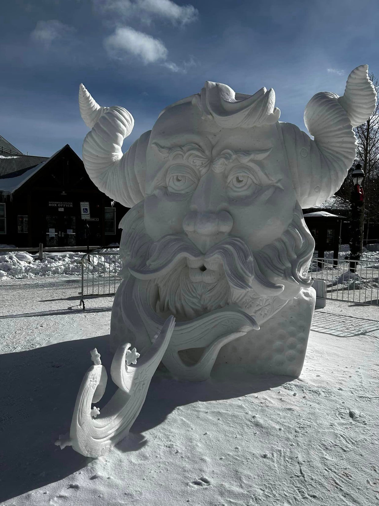 A closer look at the breathtaking figures made from International Snow ...