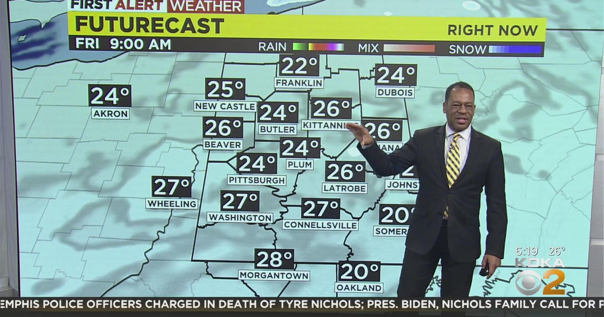 KDKA-TV Morning Forecast (1/27) - CBS Pittsburgh