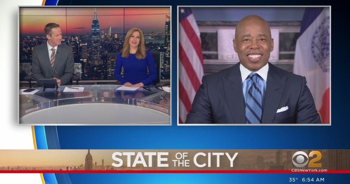 Mayor Adams makes Grammys prediction - CBS New York