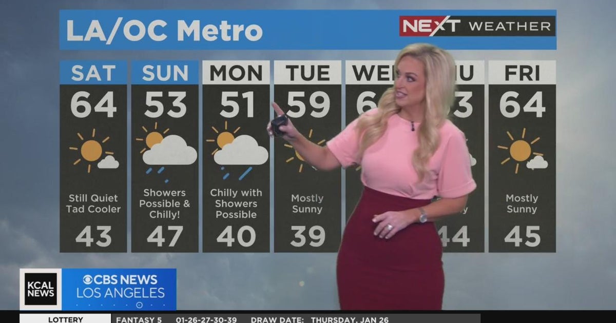 Alissa Carlson's evening forecast (Jan. 27) - CBS Los Angeles