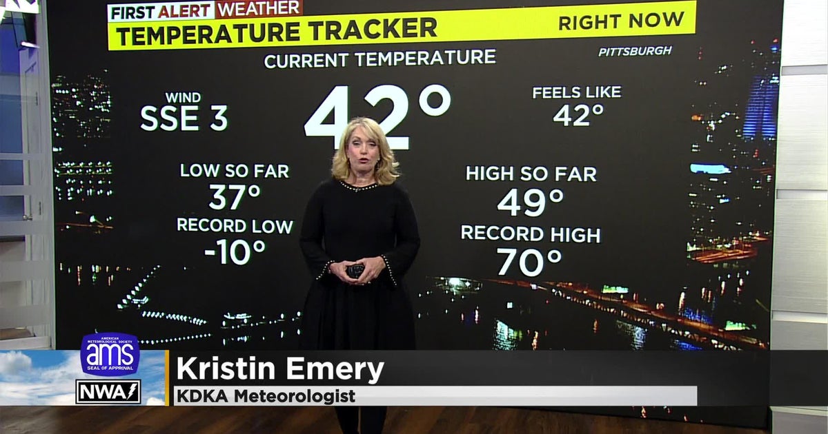 Kristin Emery's Saturday Evening Forecast - CBS Pittsburgh Kristin Emery's Saturday Evening Forecast - CBS Pittsburgh