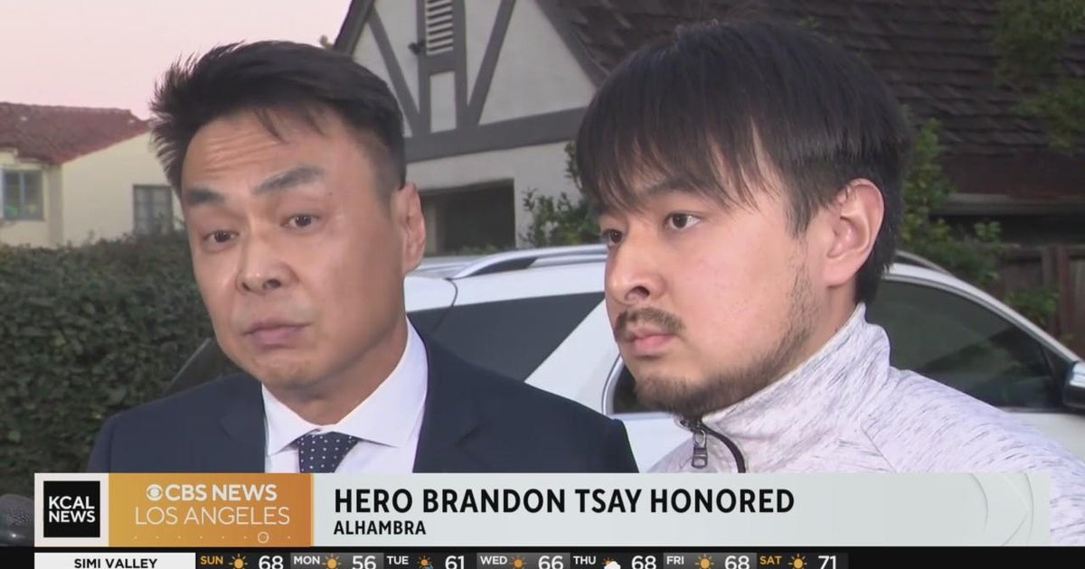 Brandon Tsay to be honored at Lunar New Year Festival - CBS Los Angeles