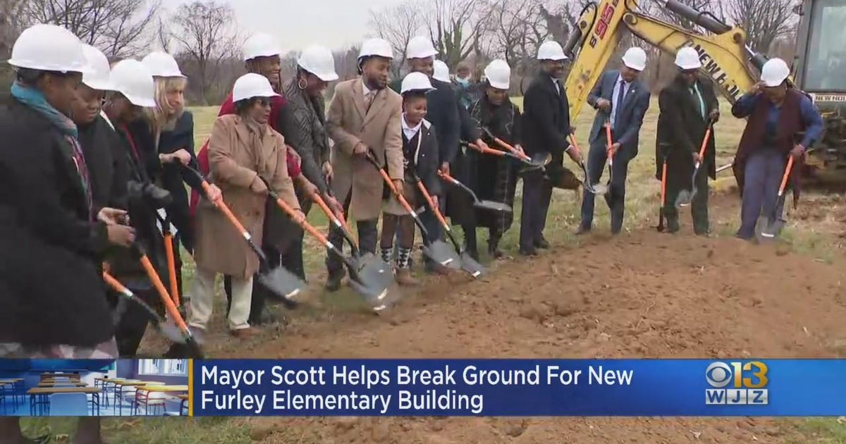 Mayor Scott helps break ground for new Furley Elementary Building - CBS ...