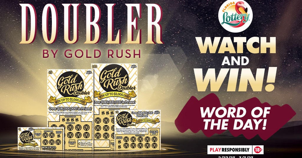 Florida Lottery Double R by Gold Rush Watch & Win contest - CBS Miami
