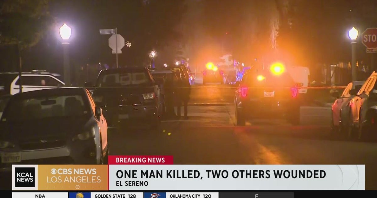El Sereno shooting: 1 dead, 2 injured on Maycrest Ave. - CBS Los Angeles