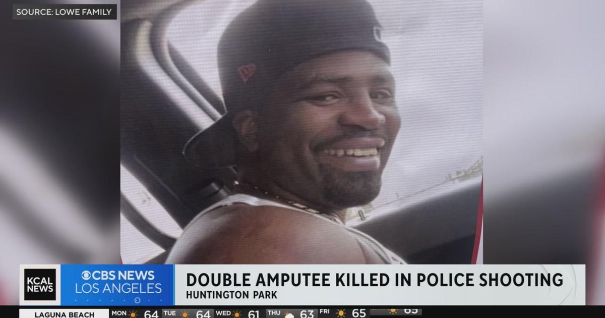 Huntington Park police release video of Anthony Lowe Jr. shooting - CBS ...