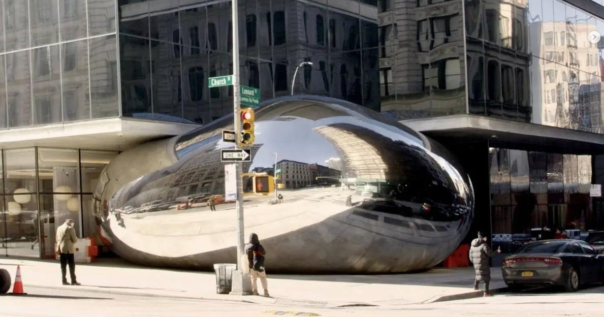 "Mini Bean" from artist Anish Kapoor unveiled in New York - CBS Chicago
