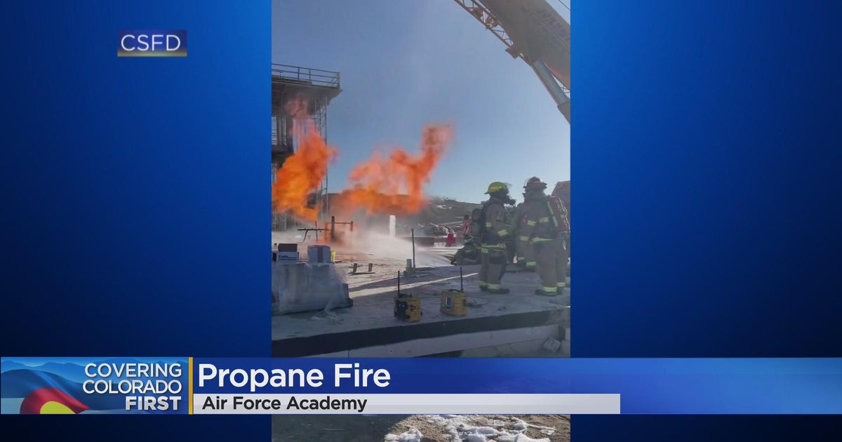 Air Force Academy fire fueled by propane tanks - CBS Colorado
