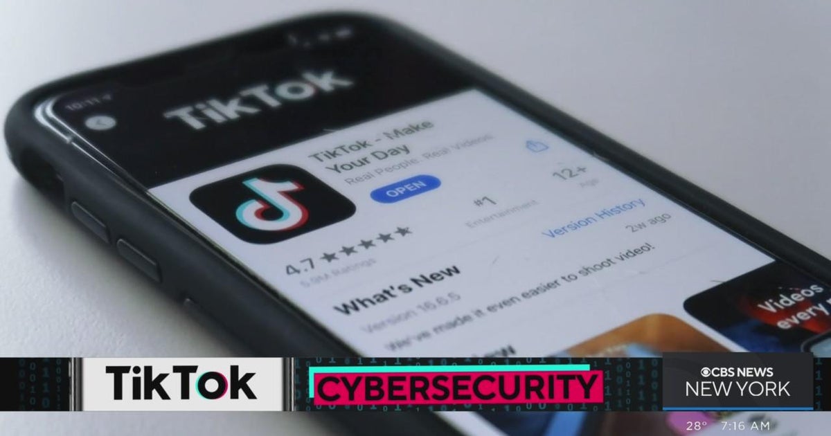 What TikTok cybersecurity concerns could mean for you - CBS New York