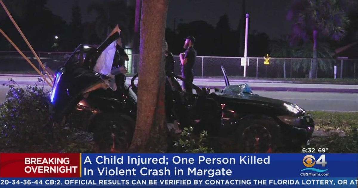 Deadly crash in Margate - CBS Miami