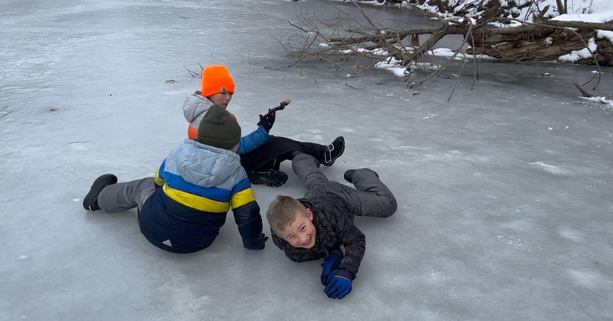 Know the dangers of sliding, skating on ice-covered waters - CBS Detroit