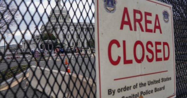 Metal fencing erected around Capitol grounds ahead of Biden's State of ...