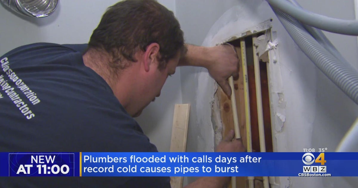 Plumbers flooded with calls days after record cold causes pipes to ...