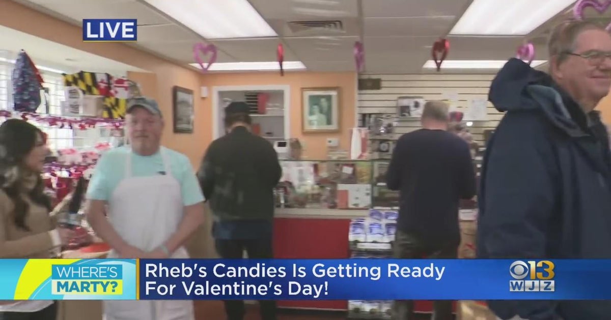 Where's Amy? At Rheb's Candies getting ready for Valentine's Day - CBS ...