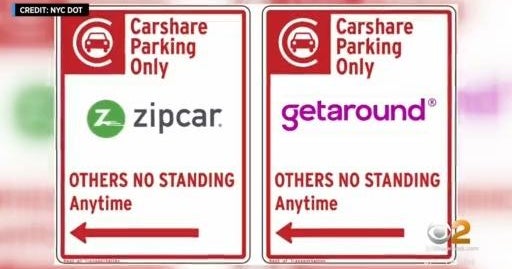 NYC begins expansion of curbside car-share program - CBS New York