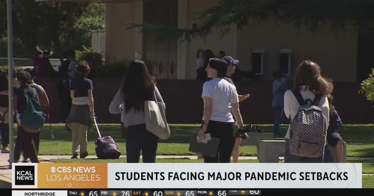 Report: Half of public school students behind due to pandemic - CBS Los ...