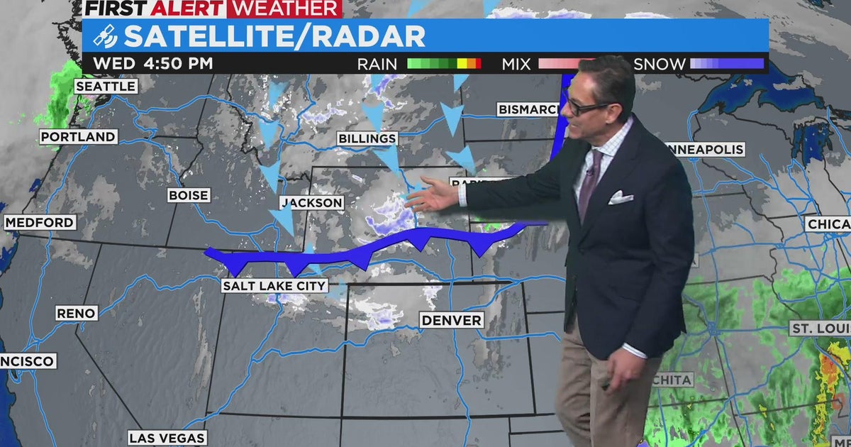 Cold front on the way tonight - CBS Colorado
