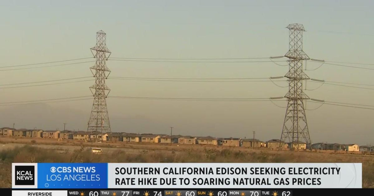 SCE says to expect a summer rate hike due to higher gas prices - CBS ...