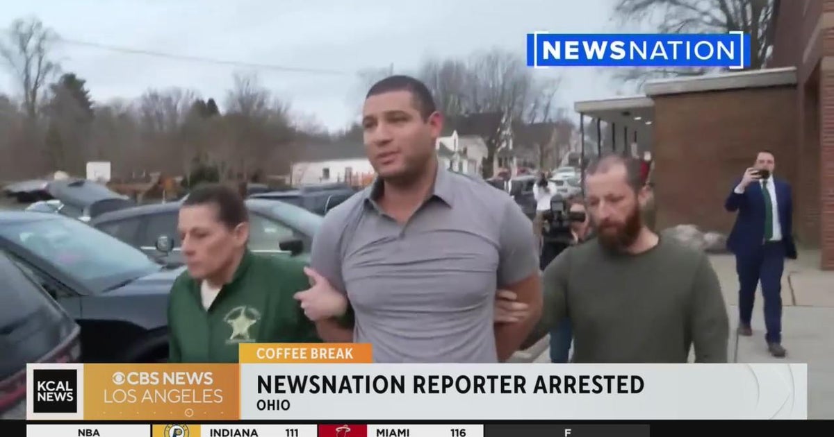 NewsNation reporter Evan Lambert was arrested on the job - CBS Los Angeles