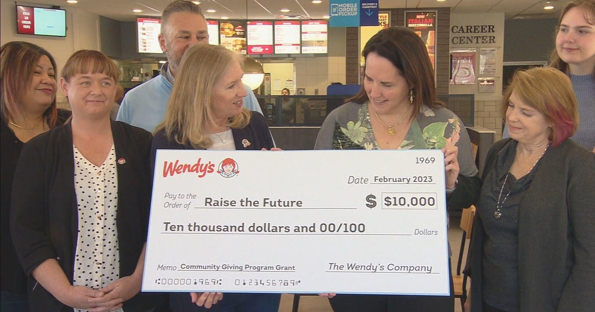 Raise the Future receives generous donation from Wendy's in Lakewood to ...