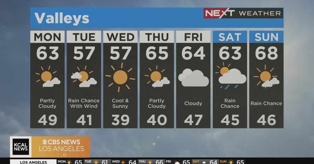Alex Biston's Weather Forecast (Feb. 13) - CBS Los Angeles