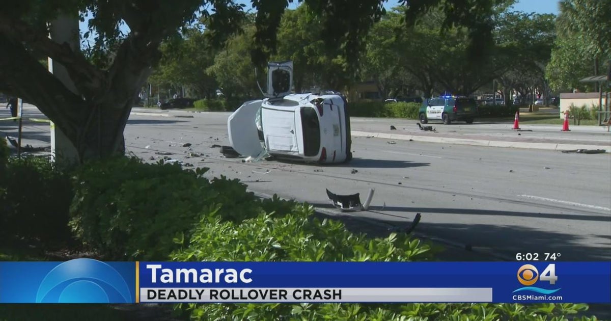 Fatal crash in Tamarac - CBS Miami