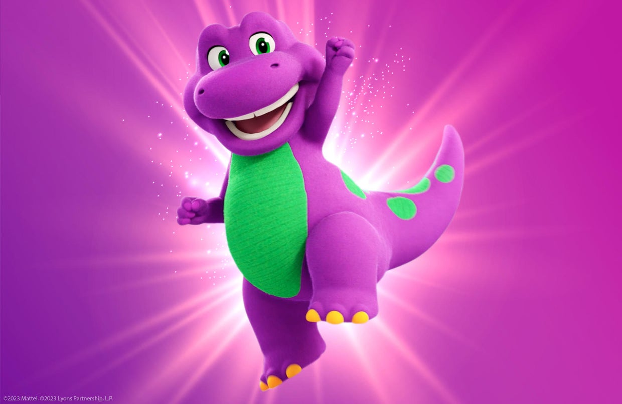 Barney is making a comeback – with a new look - CBS News
