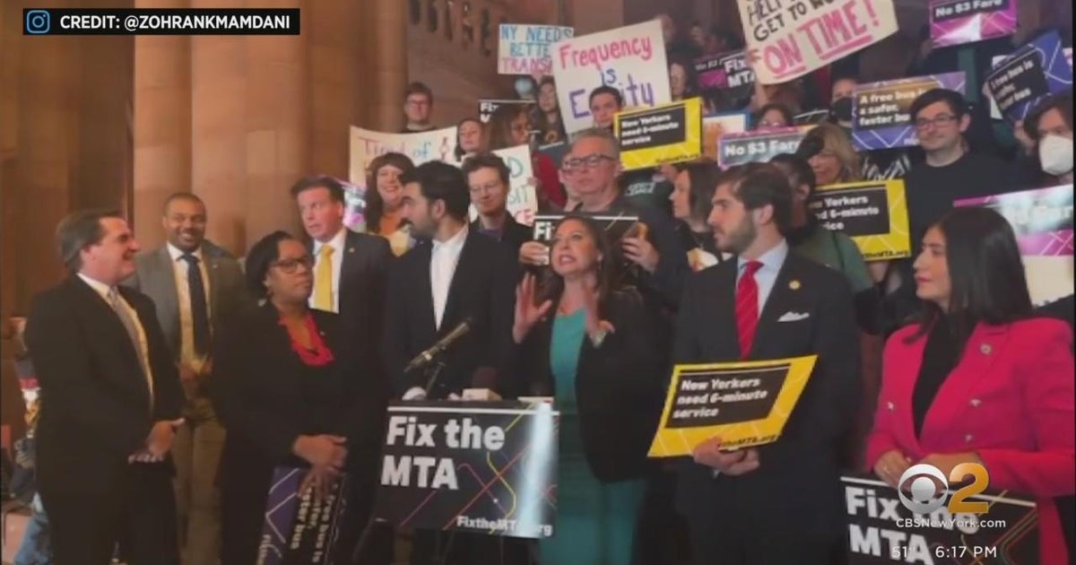 Local leaders, advocates rally in support of Fix the MTA plan - CBS New ...