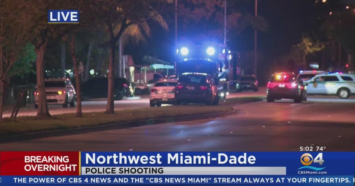 SWAT standoff in NW Dade ends in shooting - CBS Miami