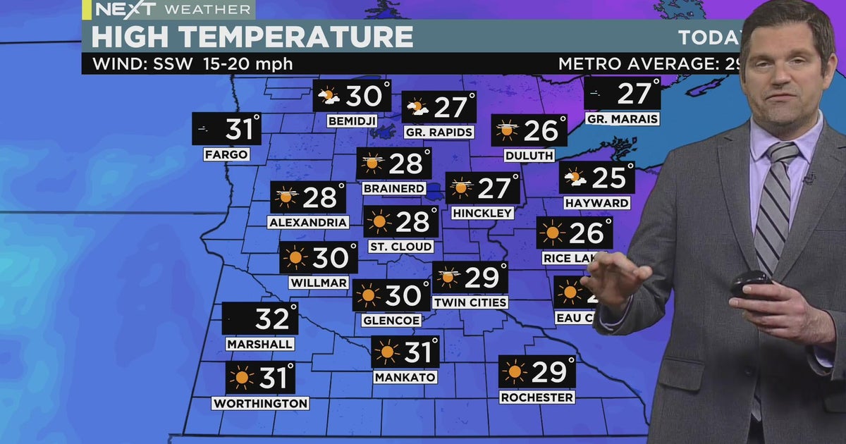 NEXT Weather: 9 a.m. weather report - CBS Minnesota