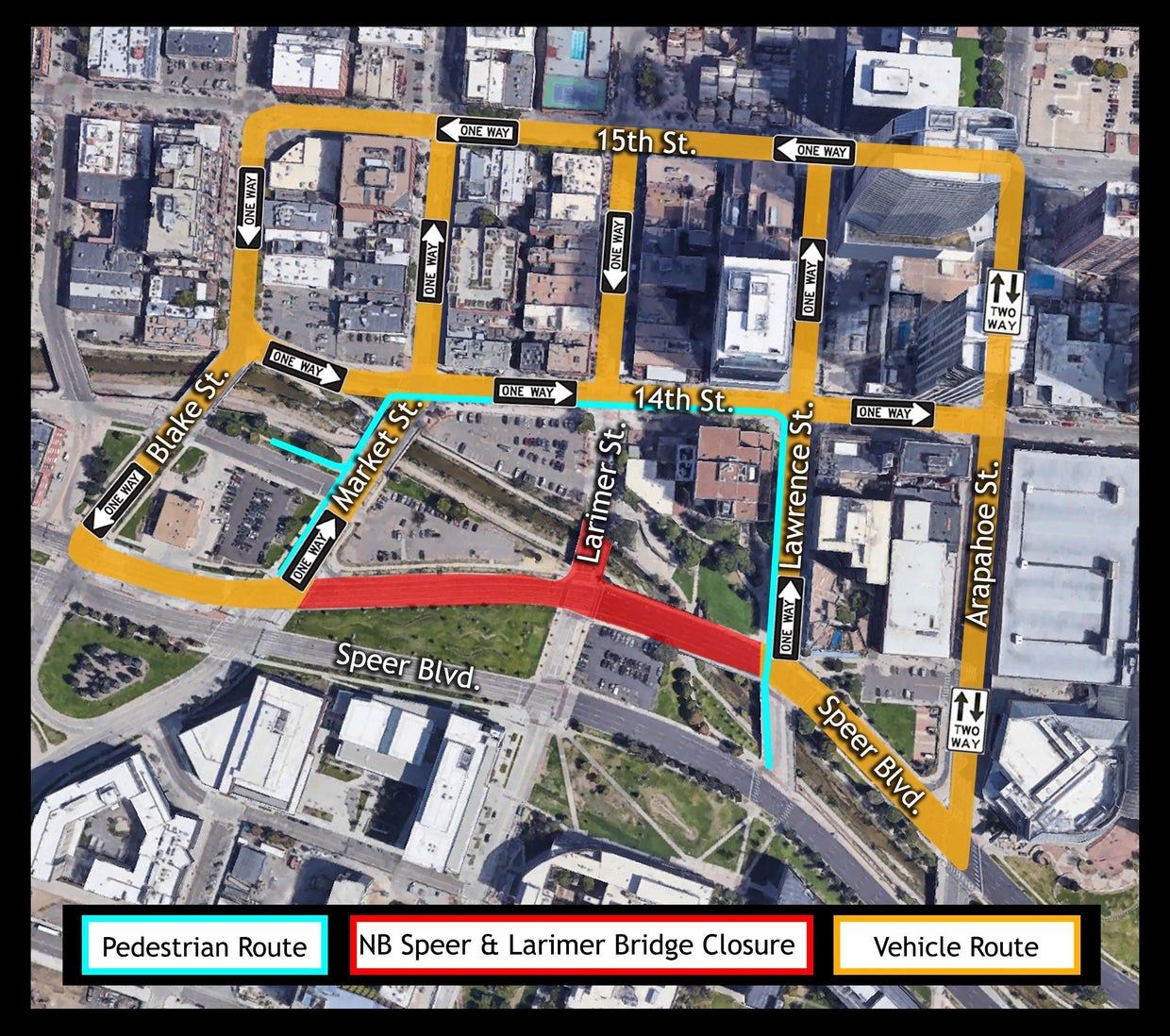 Stretch of Speer northbound closed for continued effort in new Larimer ...