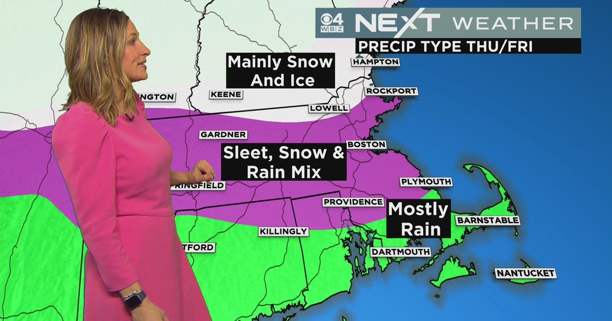 Next Weather: WBZ forecast update - CBS Boston