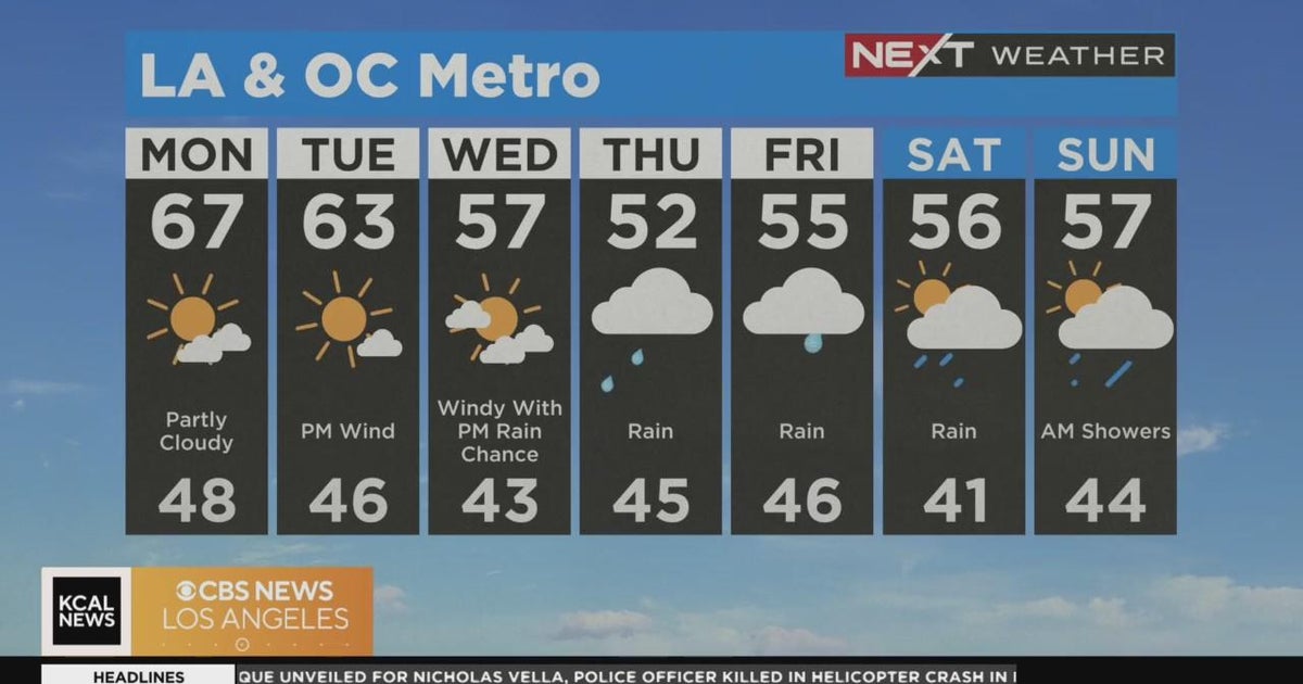 Alex Biston's Weather Forecast (Feb. 20) - CBS Los Angeles